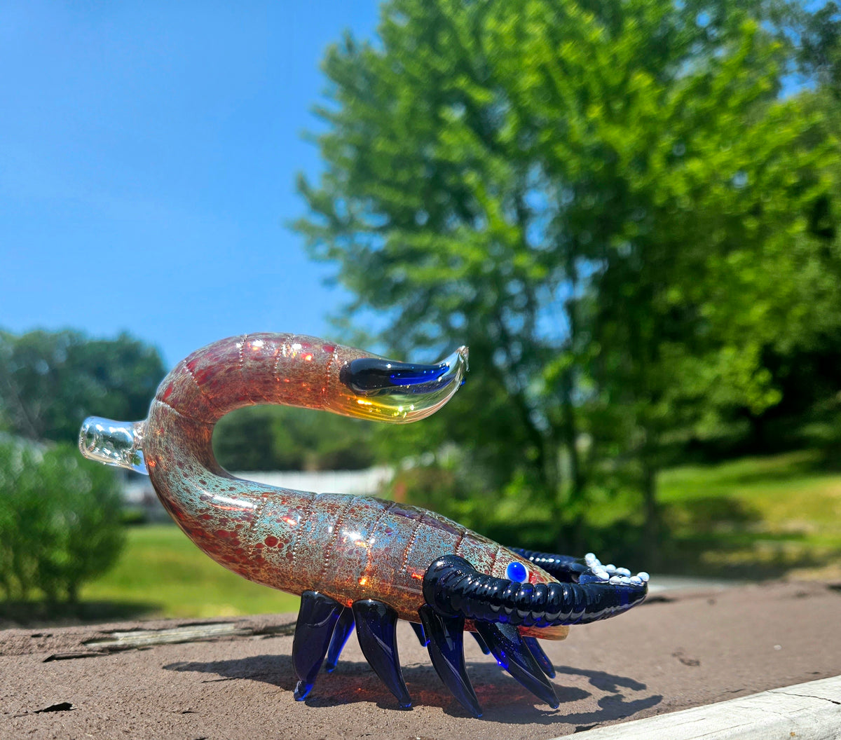 Scorpion Glass Hand Pipe – AshstoAsh